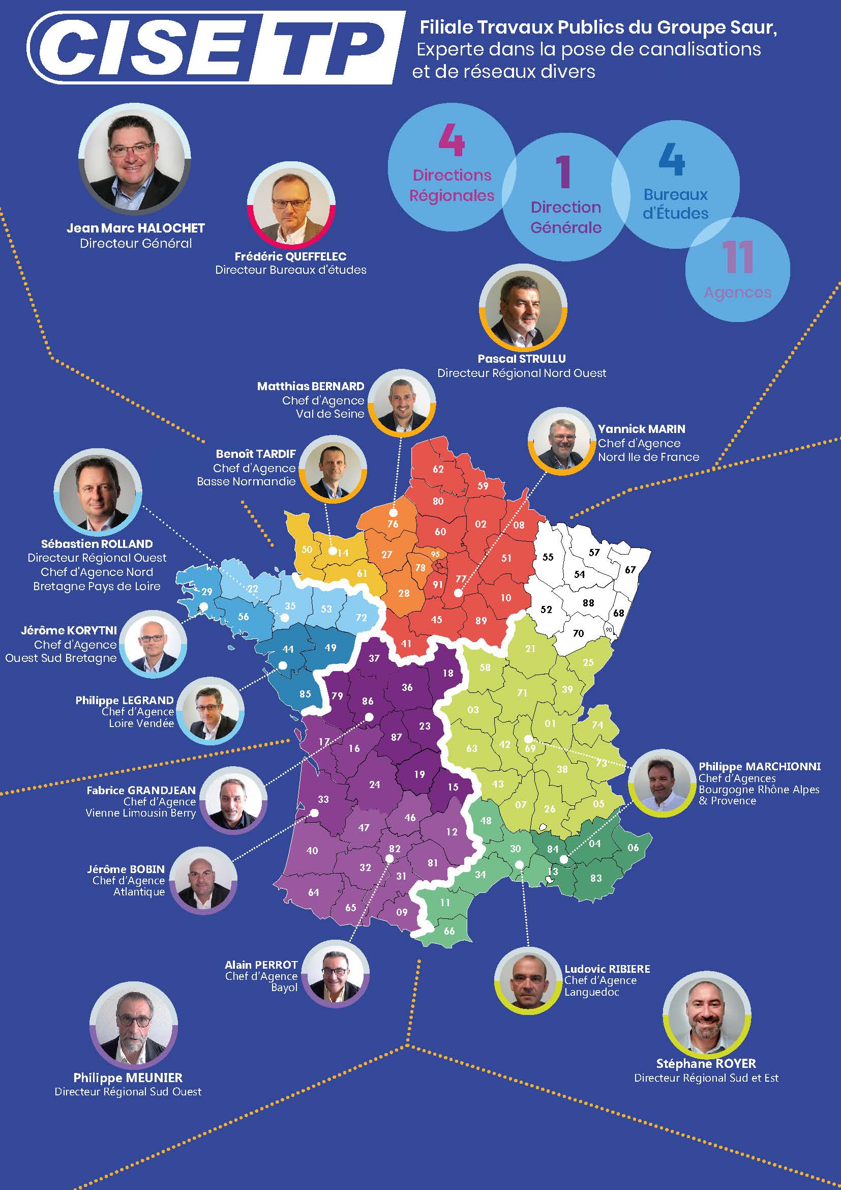 Nos implantations – CISE TP