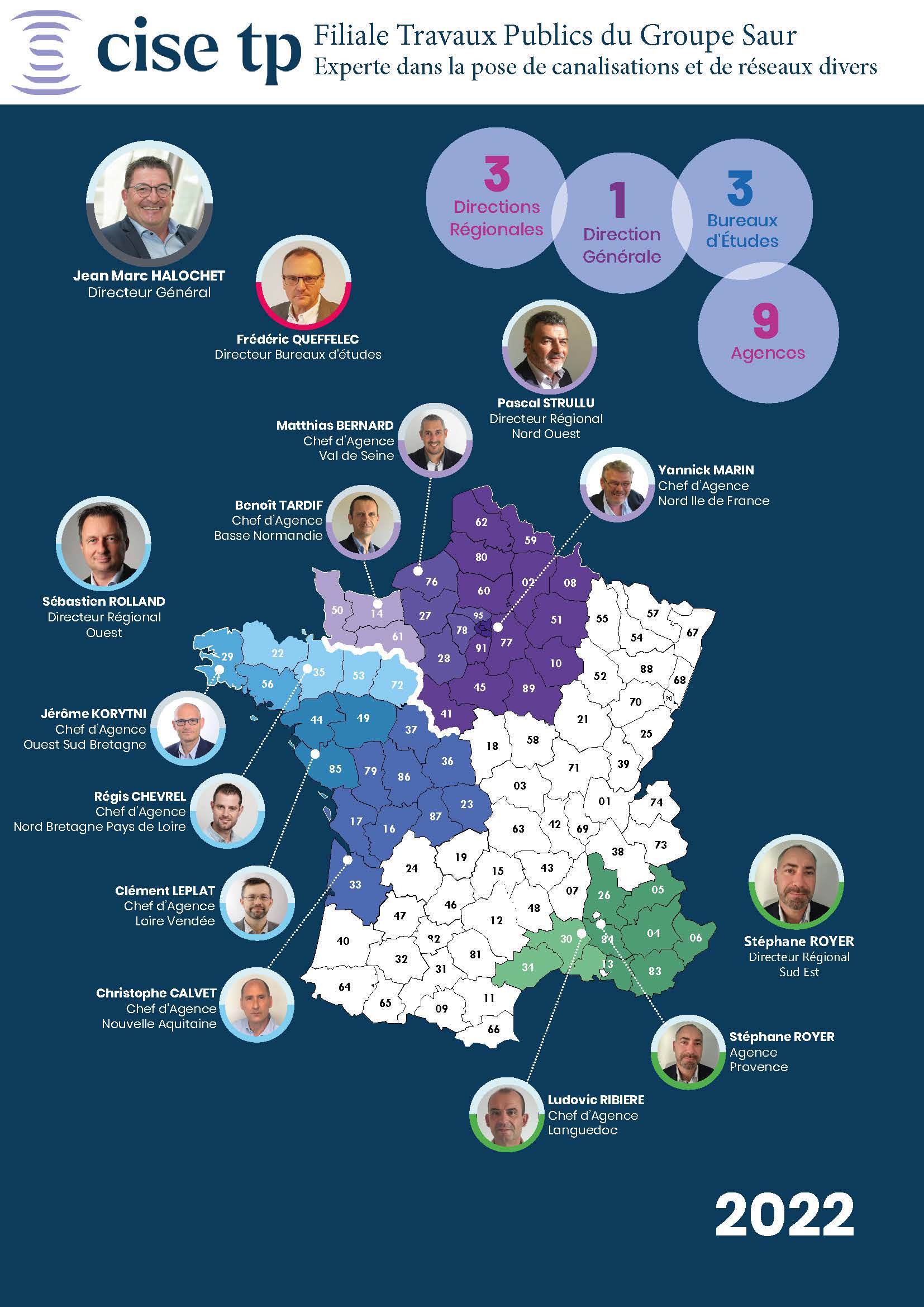 Nos implantations – CISE TP